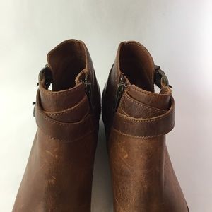 Frye | Shoes | Frye Ray Western Shootie Distressed Booties | Poshmark